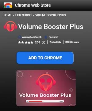 Volume Booster Chrome Extension - Boost Sound up to 1000%
